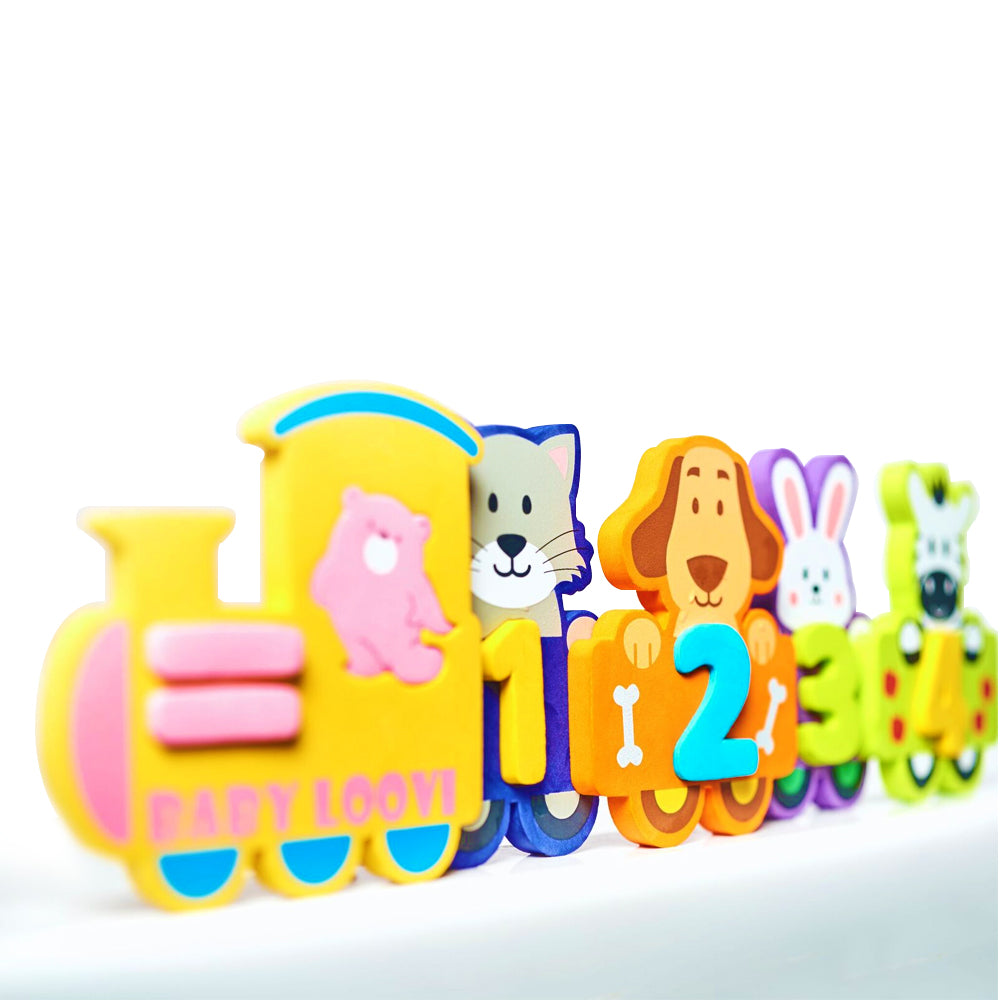 Baby Foam Bath Numbers Puzzle Toy Set for Kids – Baby Loovi