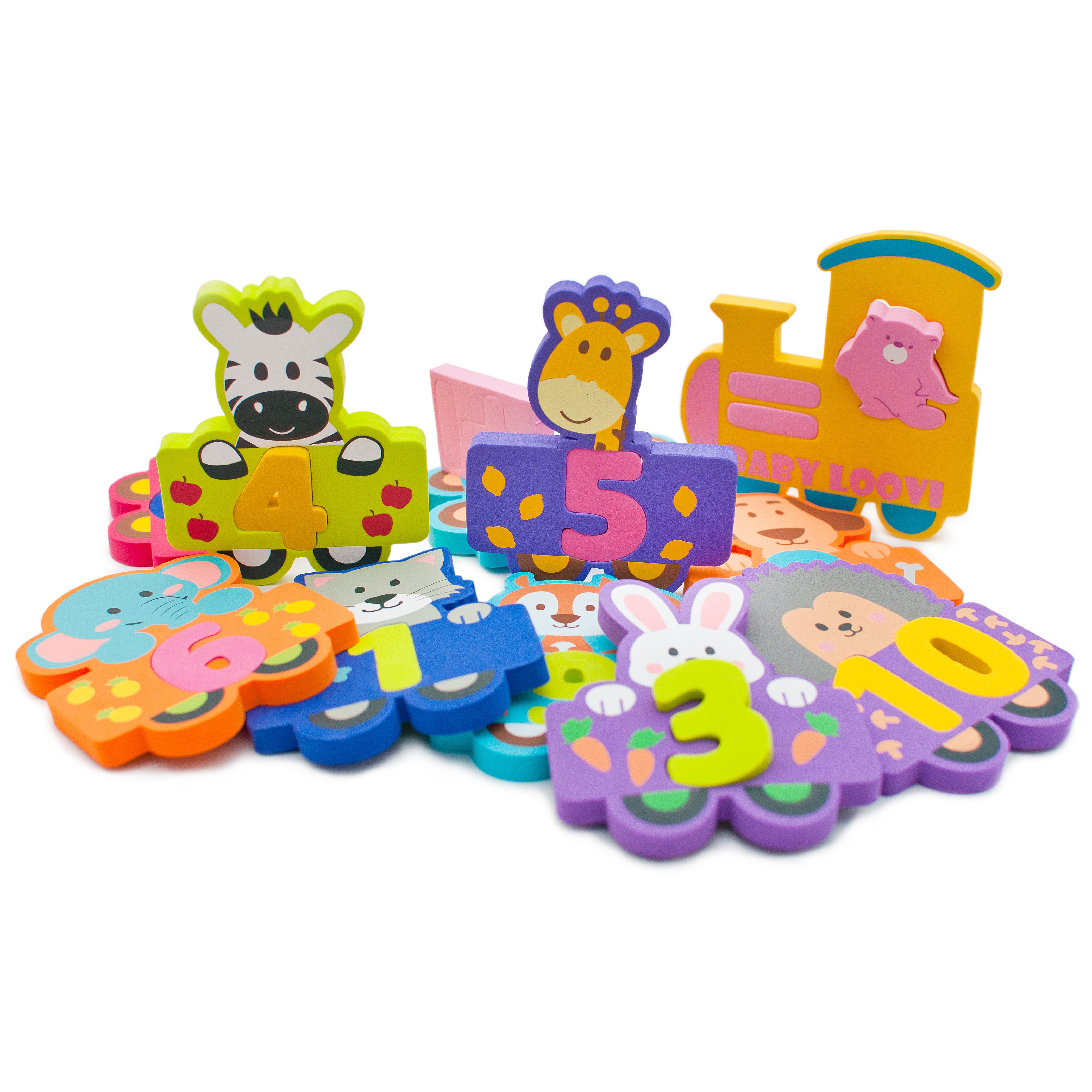 Baby Foam Bath Numbers Puzzle Toy Set for Kids – Baby Loovi