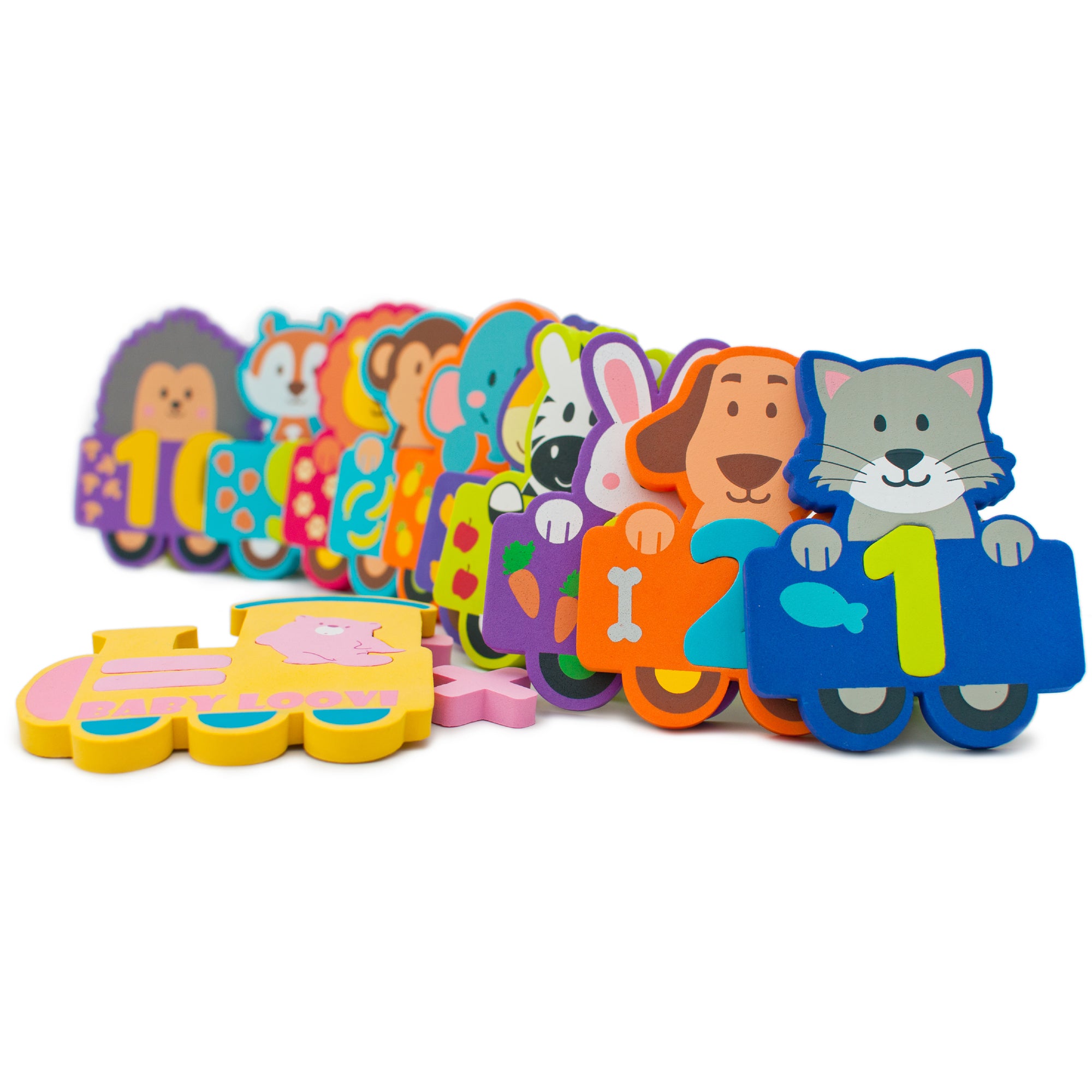 Baby Foam Bath Numbers Puzzle Toy Set for Kids – Baby Loovi